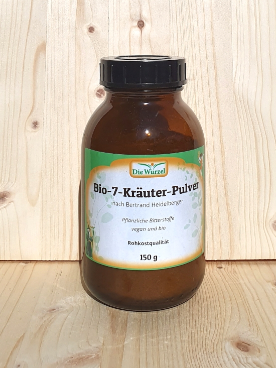 Bio-7-Kräuter-Pulver, 150 g | Darmreinigung, Detox, Körperaufbau ...